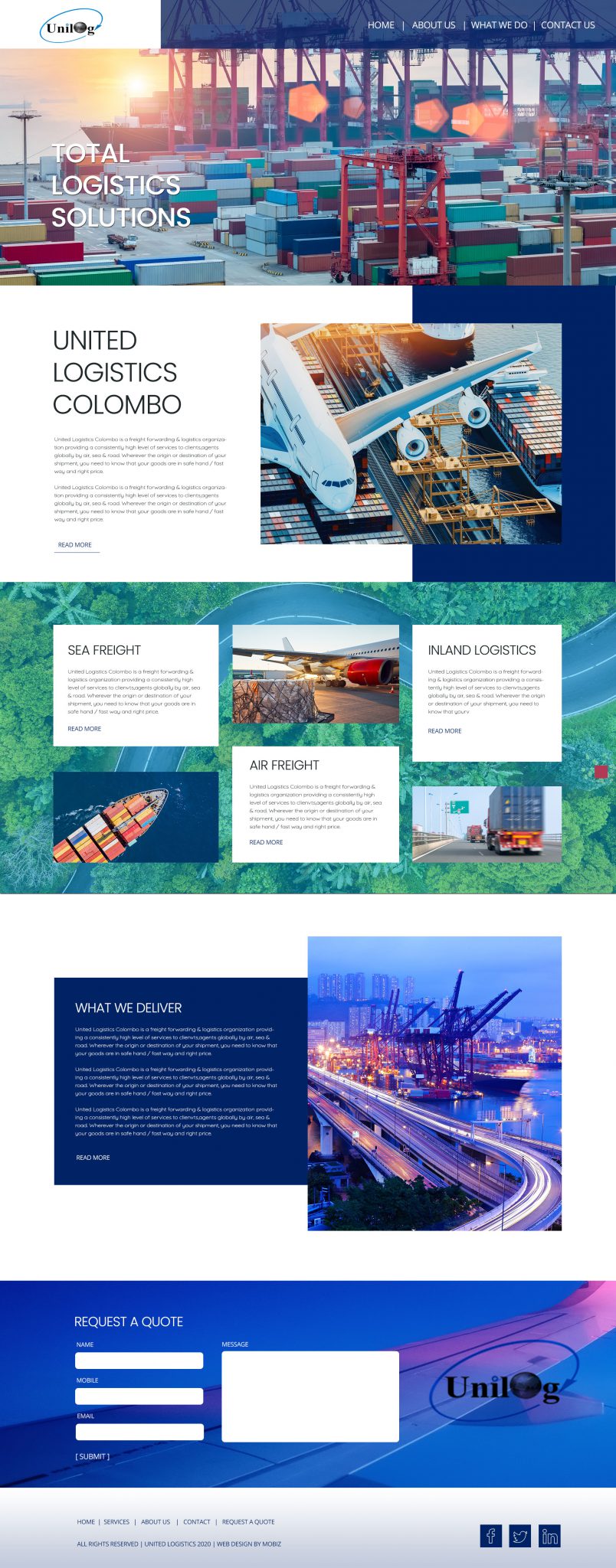 Home - United Logistics Colombo